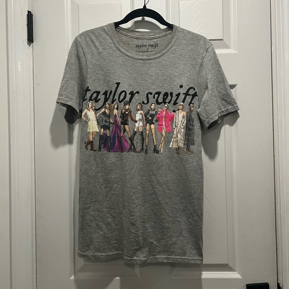 Taylor Swift | Tops | Taylor Swift Eras Heather Gray Tee S | Poshmark